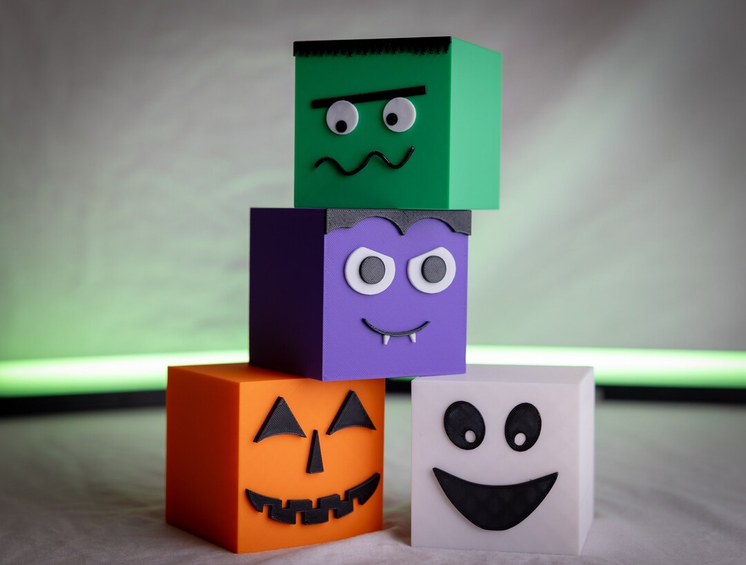 Exclusive Halloween Fun Collection: Jack-o-lantern, Frankenstein, Ghost ...