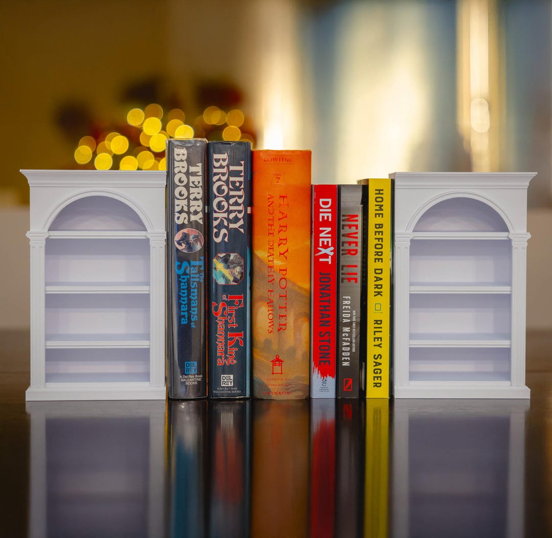 3D Printed Bookend Bookshelf Accessory, Unique Novelty Book End, Dnd ...
