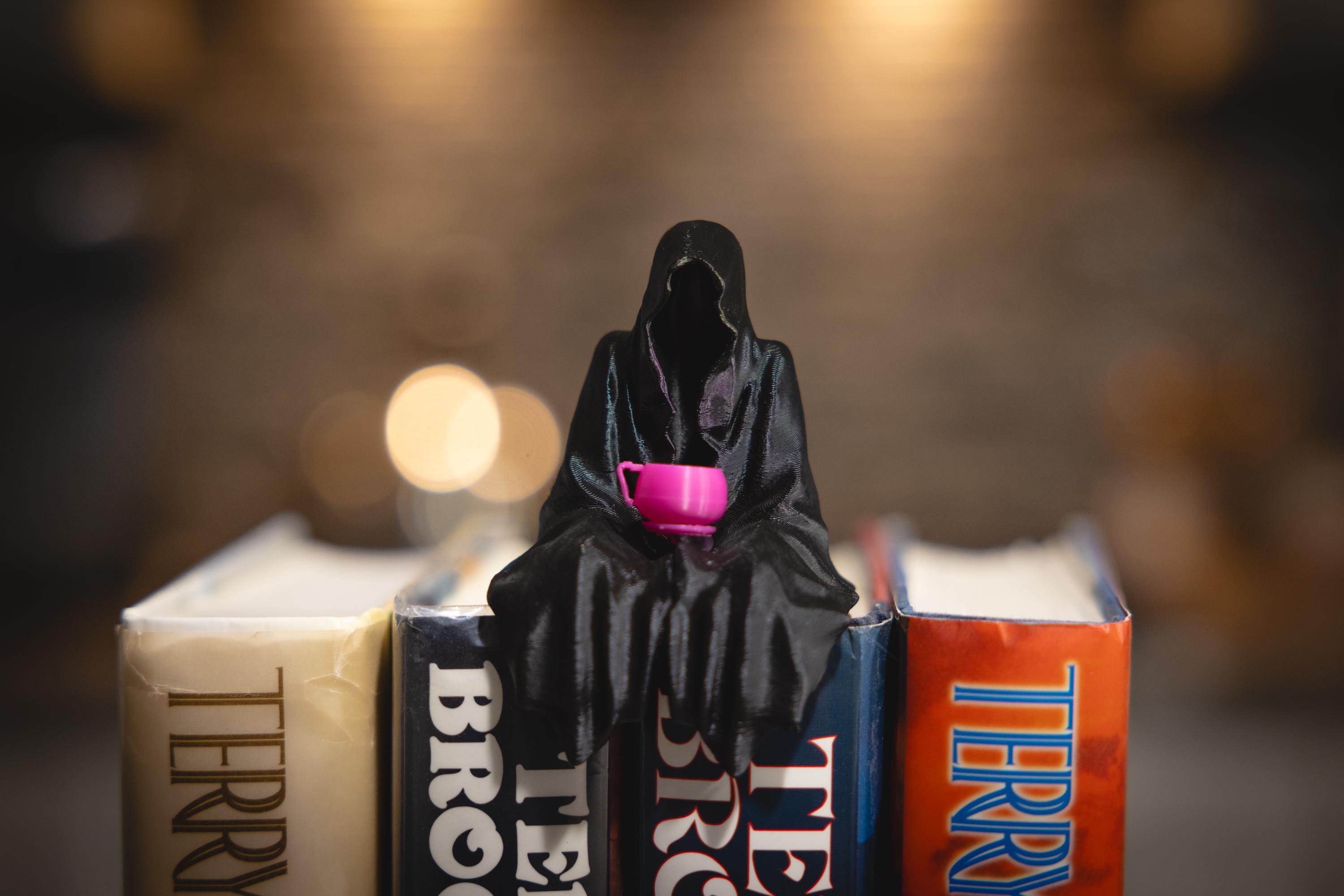 Grim Reaper Shelf Decor Ghost Shelf Decor Sitting Grim Reaper Figurine ...