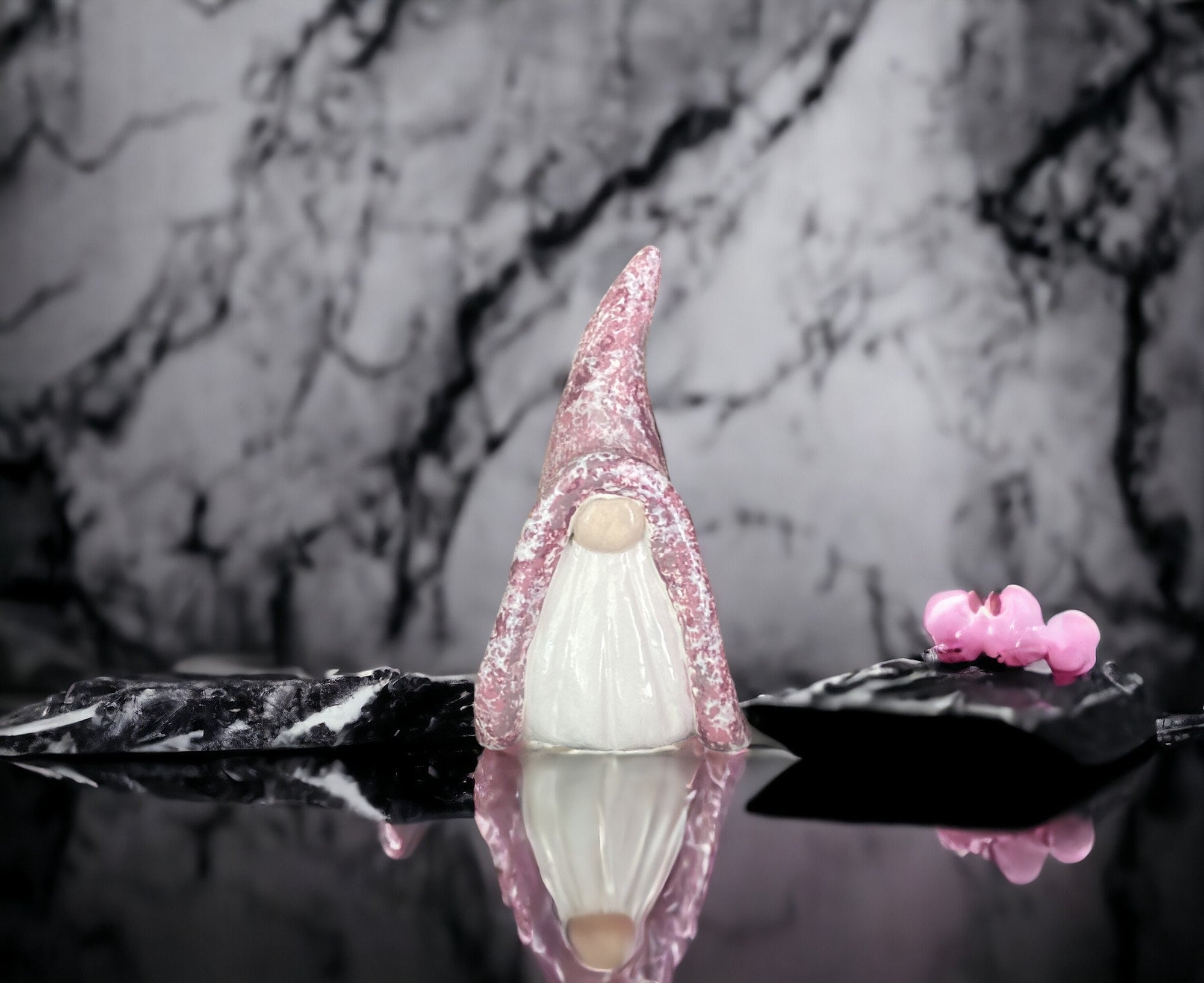 Little Spring Gnome, Handmade Gonk Statue, Air Dry Clay Sculpture ...