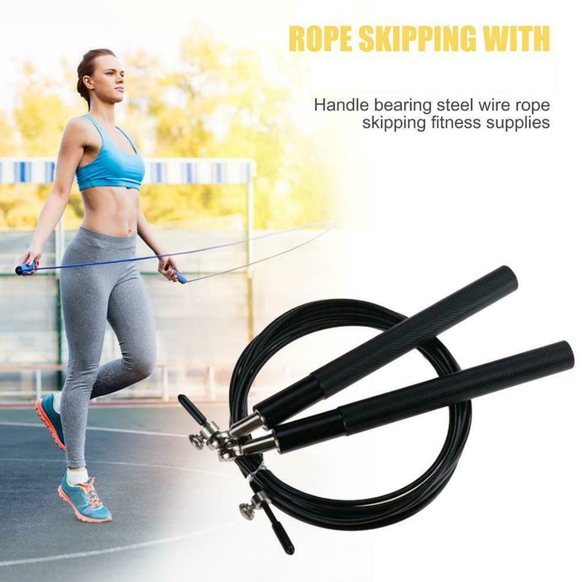INI Speed Skipping Rope Boxing Jumping Crossfit Weight Loss Fitness ...