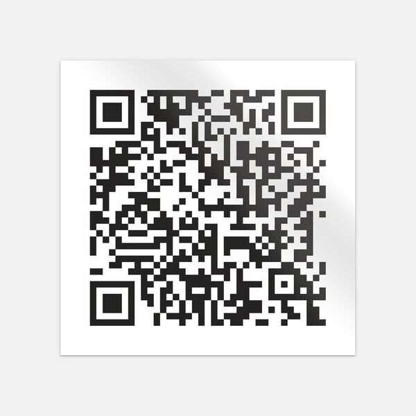 Qr Code Waterproof Sticker - Etsy