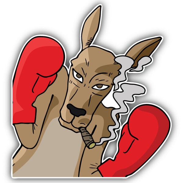 Kangaroo Decal - Etsy
