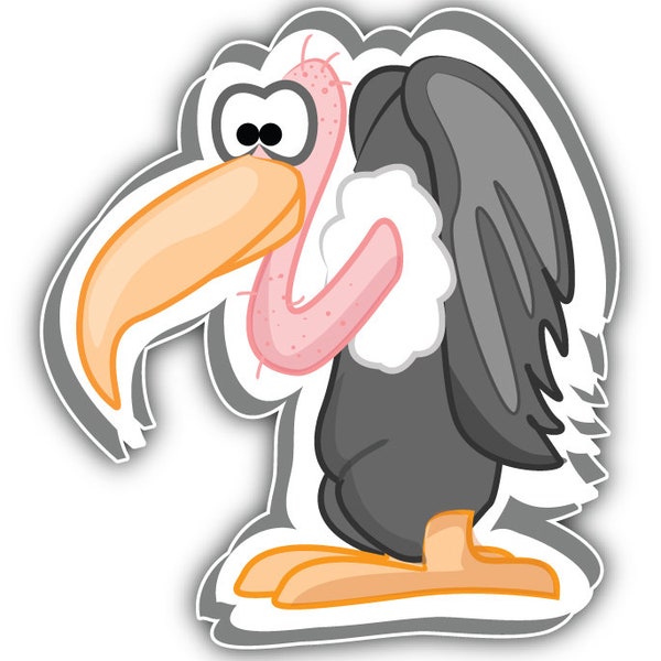 Cartoon Vulture Decal - Etsy