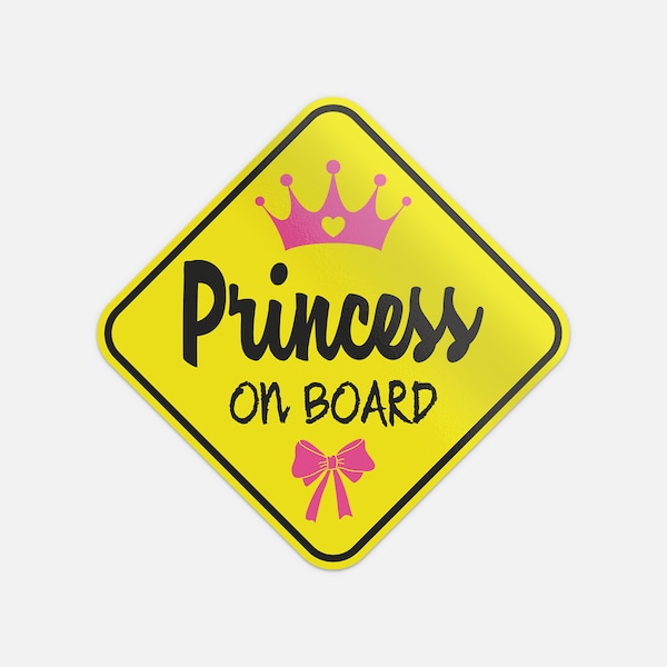 Princess on Board - Etsy
