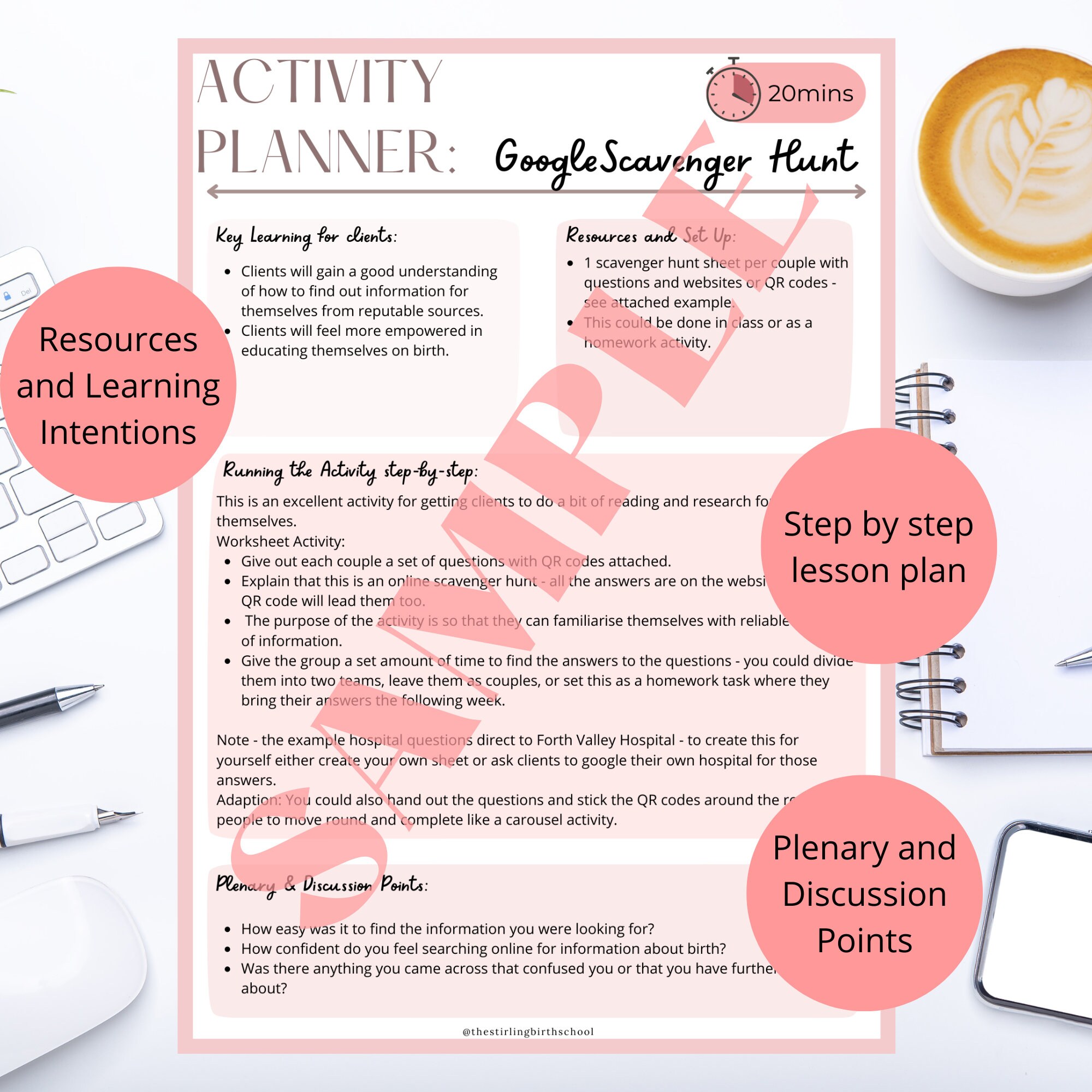 Google Scavenger Hunt: Birth Preparation Edition Birth Worker Aid Doula ...