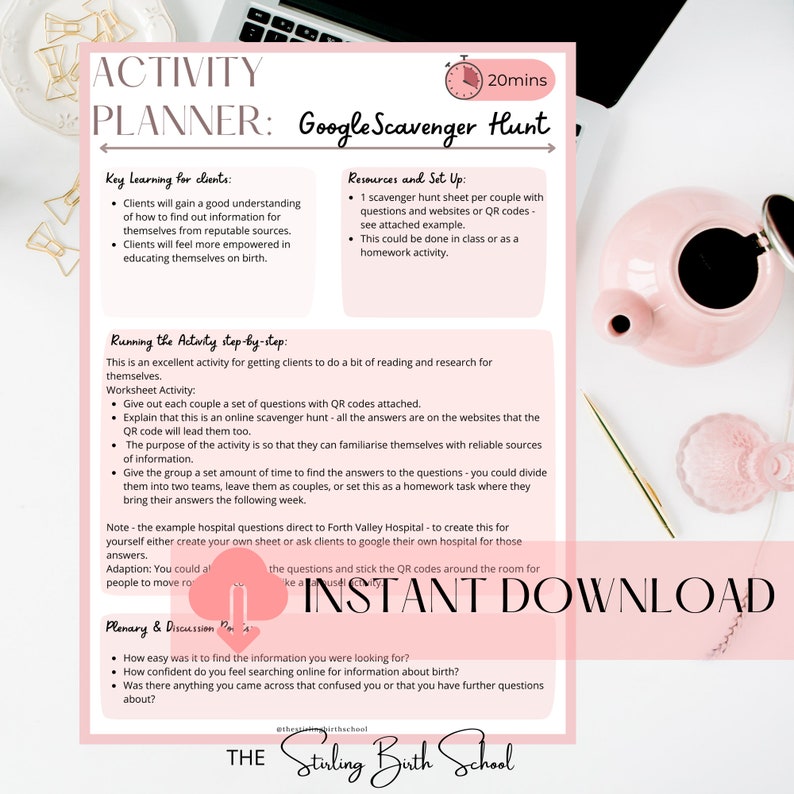 Google Scavenger Hunt: Birth Preparation Edition Birth - Etsy