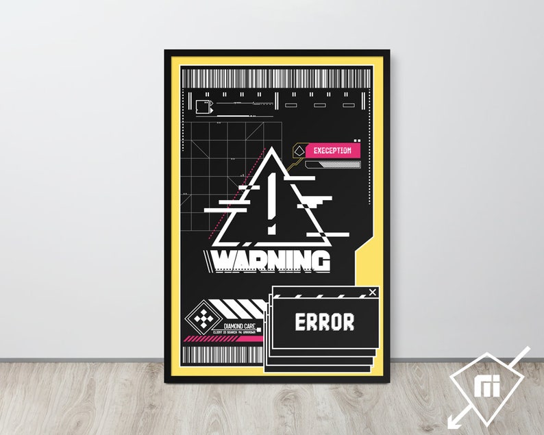 Cyberpunk Aesthetic Poster Hacker Poster Techy Poster - Etsy
