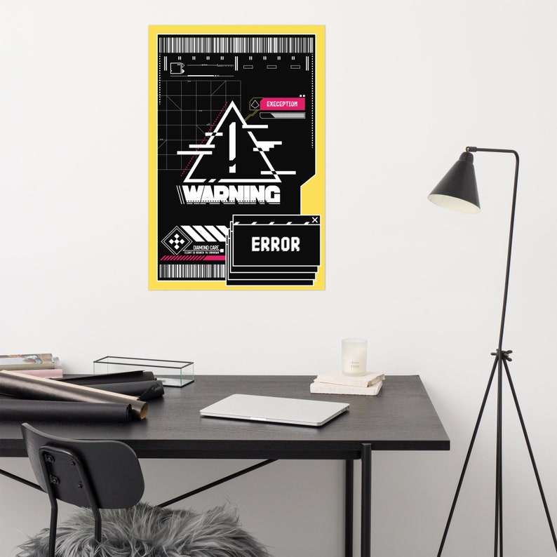 Cyberpunk Aesthetic Poster Hacker Poster Techy Poster - Etsy