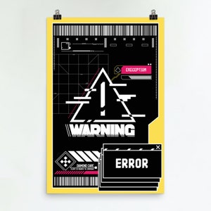 Cyberpunk Aesthetic Poster Hacker Poster Techy Poster - Etsy