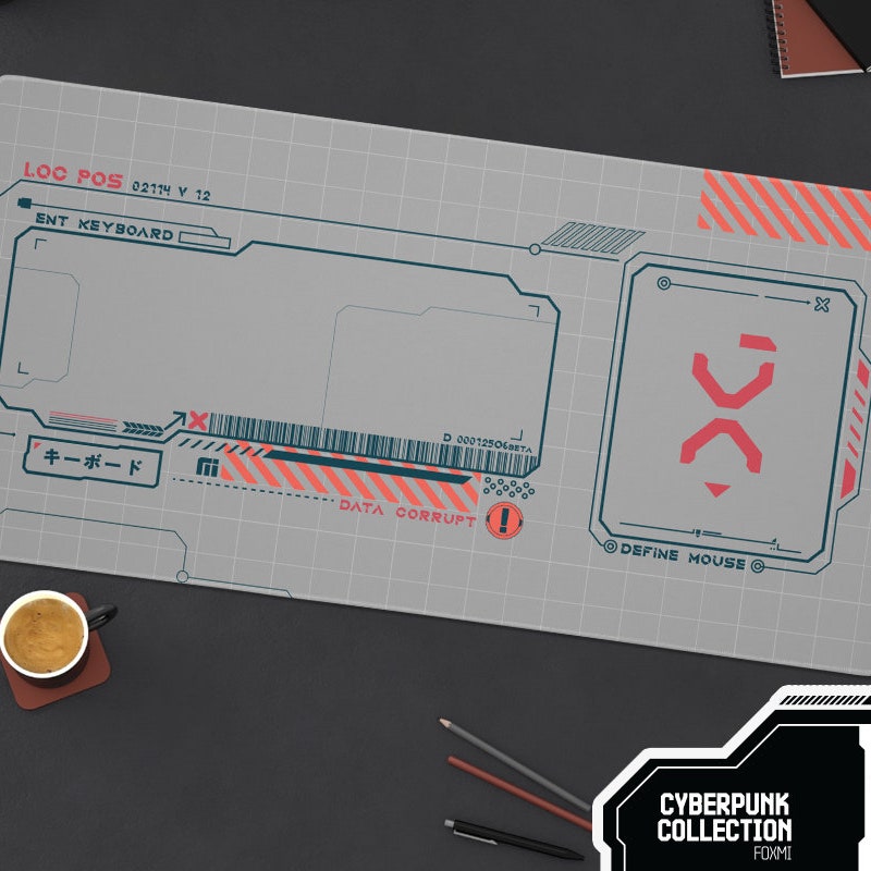 Cyberpunk Xl Mousepad - Etsy