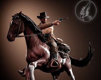 Red Deadredemption 3d Print - Etsy