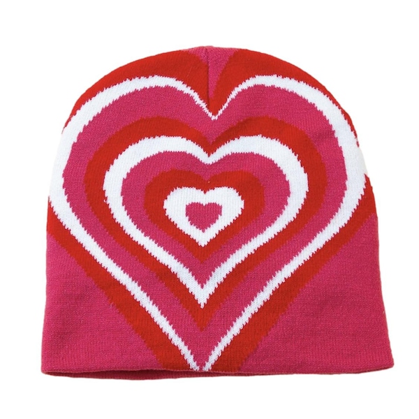 Heart Beanie - Etsy