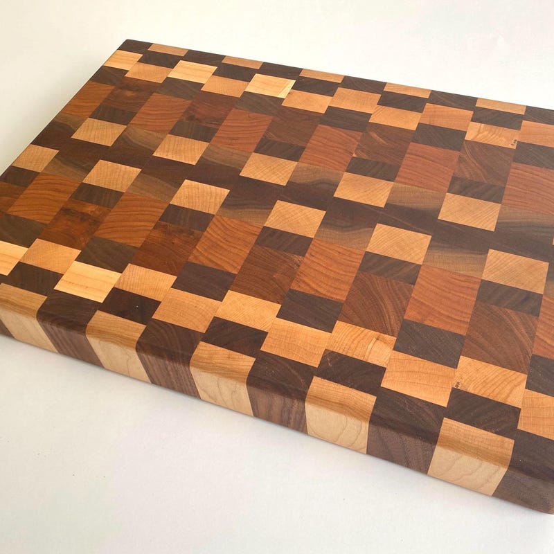 End Grain Cutting Board - Etsy
