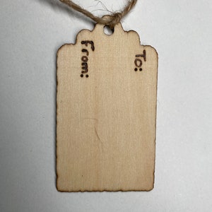 Gift Tags - Woodburned - Drawn by Hand (no Lasers!) - Set of 6 - Etsy