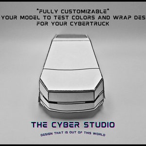 Tesla Cybertruck Black & White EV Foldable Paper Car Truck Origami ...