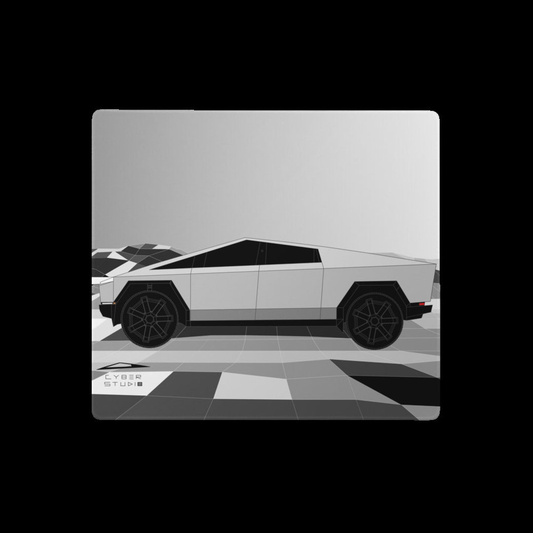 Tesla Cybertruck Mouse Pad User Interface Inspired Work | Gaming Pad ...