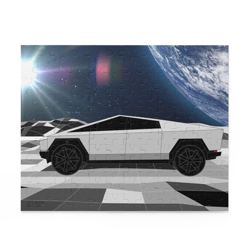 Tesla Cybertruck User Interface Inspired Earth Orbit Puzzle Box (120 ...