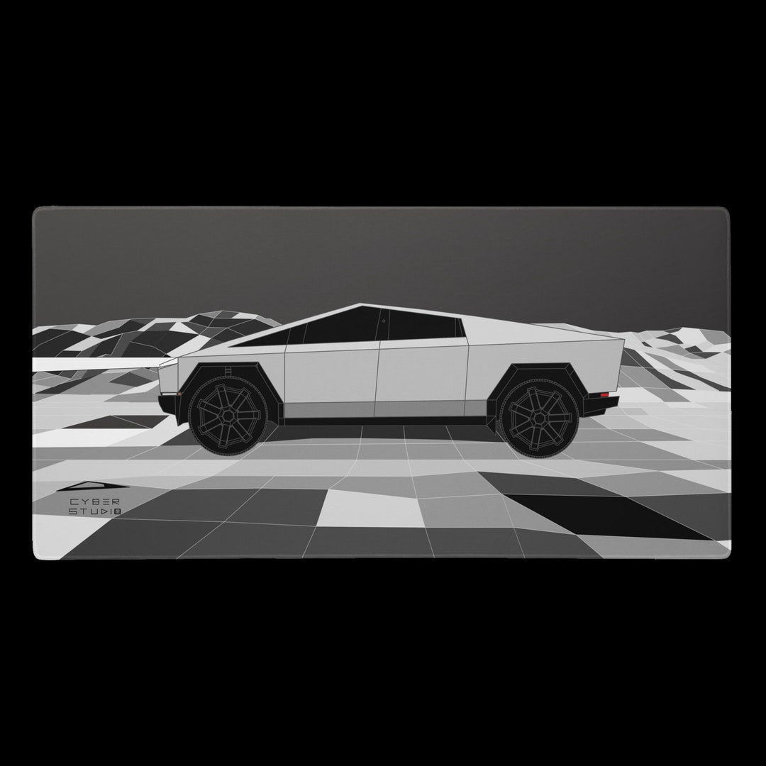 Tesla Cybertruck Desk Mouse Pad User Interface Inspired for Work and ...