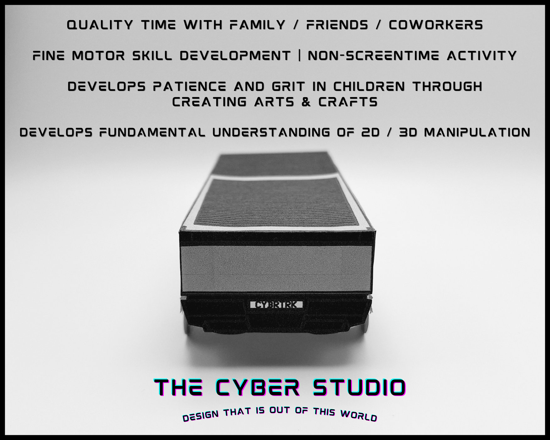 Tesla Cybertruck Full Color Stainless Steel Foldable Paper Origami ...