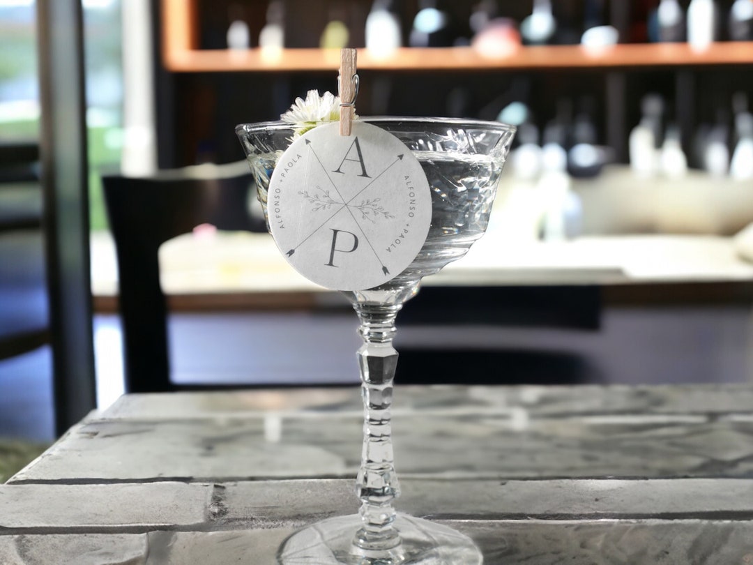 Custom Edible Drink Toppers Custom Wedding Toppers Cocktail Garnishes ...
