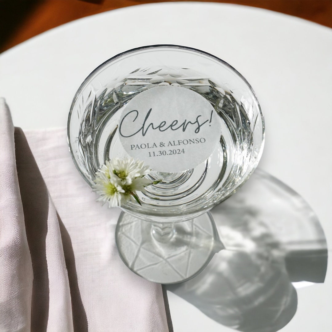 Custom Edible Drink Toppers Custom Wedding Toppers Cocktail Garnishes ...