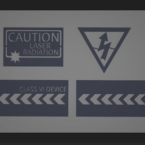 Fallout Laser Rifle/pistol Decal Stencils - Etsy