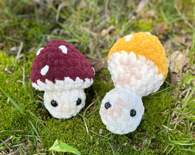 Crocheted Fungi Fidget Toy - Popping Mushroom - Etsy