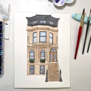 Coloring Pages Brooklyn Brownstones 5 Printable New York City Coloring ...