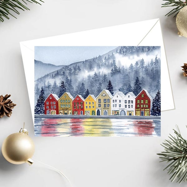 Norwegian Christmas Cards - Etsy