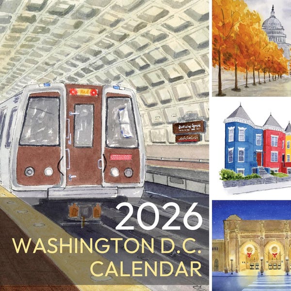 2026 Washington Calendar - Etsy
