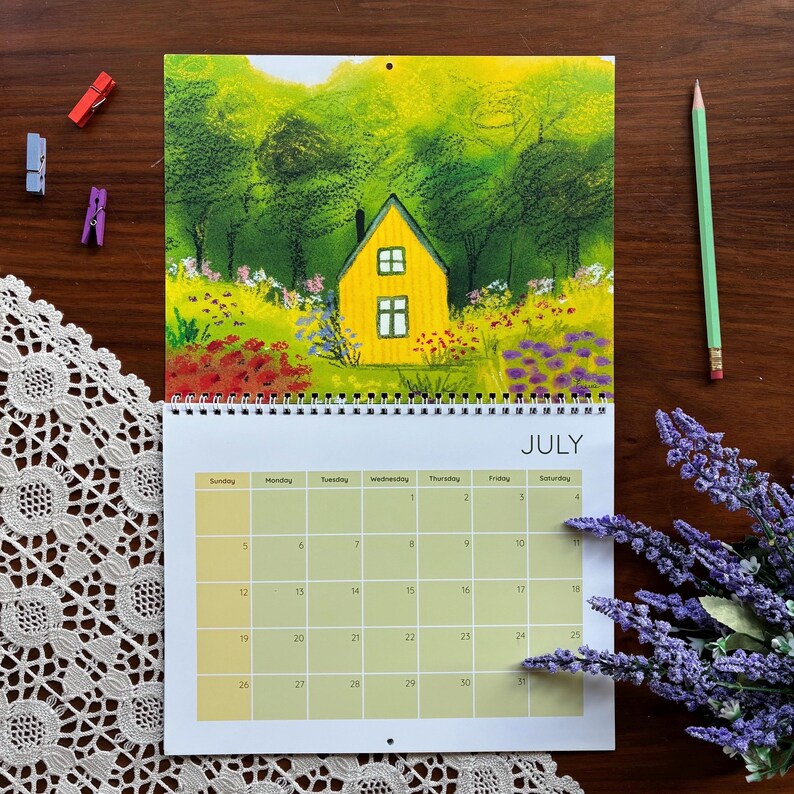 2026–2027 Nordic Nursery Calendar, Scandinavian Academic Wall Calendar ...