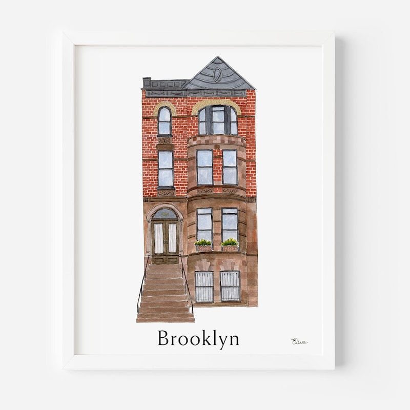 Brownstone Art - Etsy