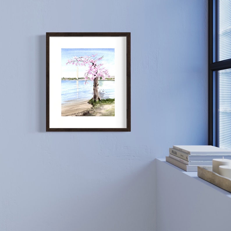 Stumpy Tree in Tidal Basin, Washington DC Art Print Cherry Blossoms ... Stumpy Tree in Tidal Basin, Washington DC Art Print Cherry Blossoms ...