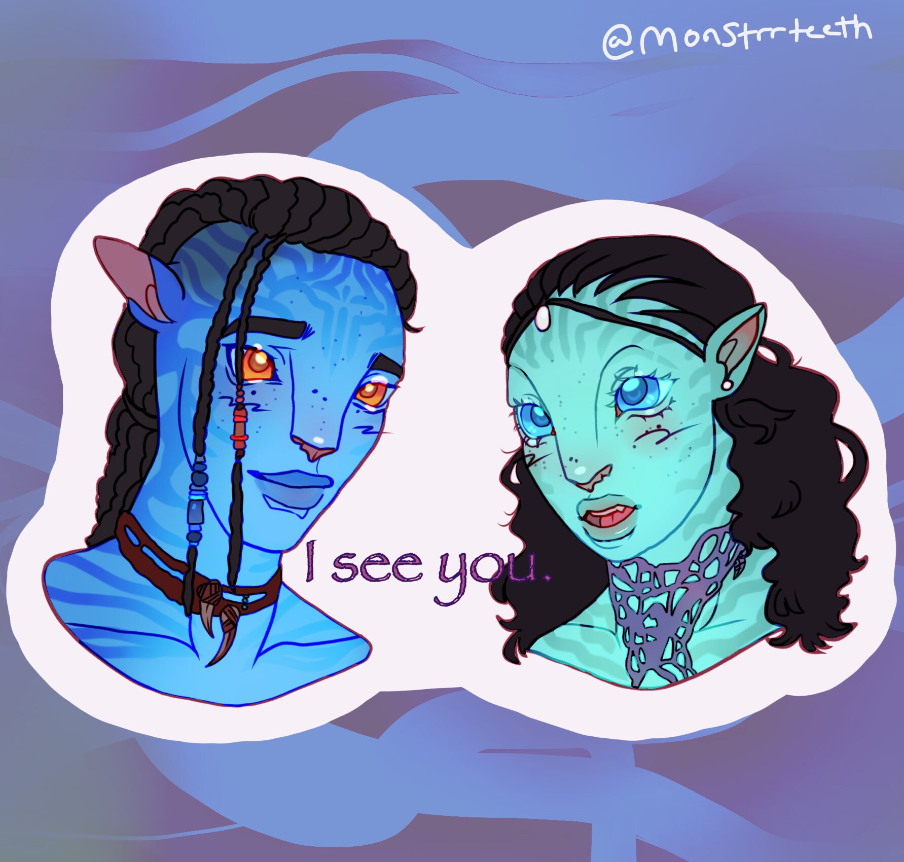Loak X Tsireya I See You Vinyl Sticker - Etsy
