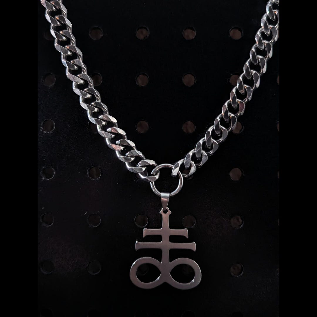 Leviathan Cross Pendant Necklace - Etsy