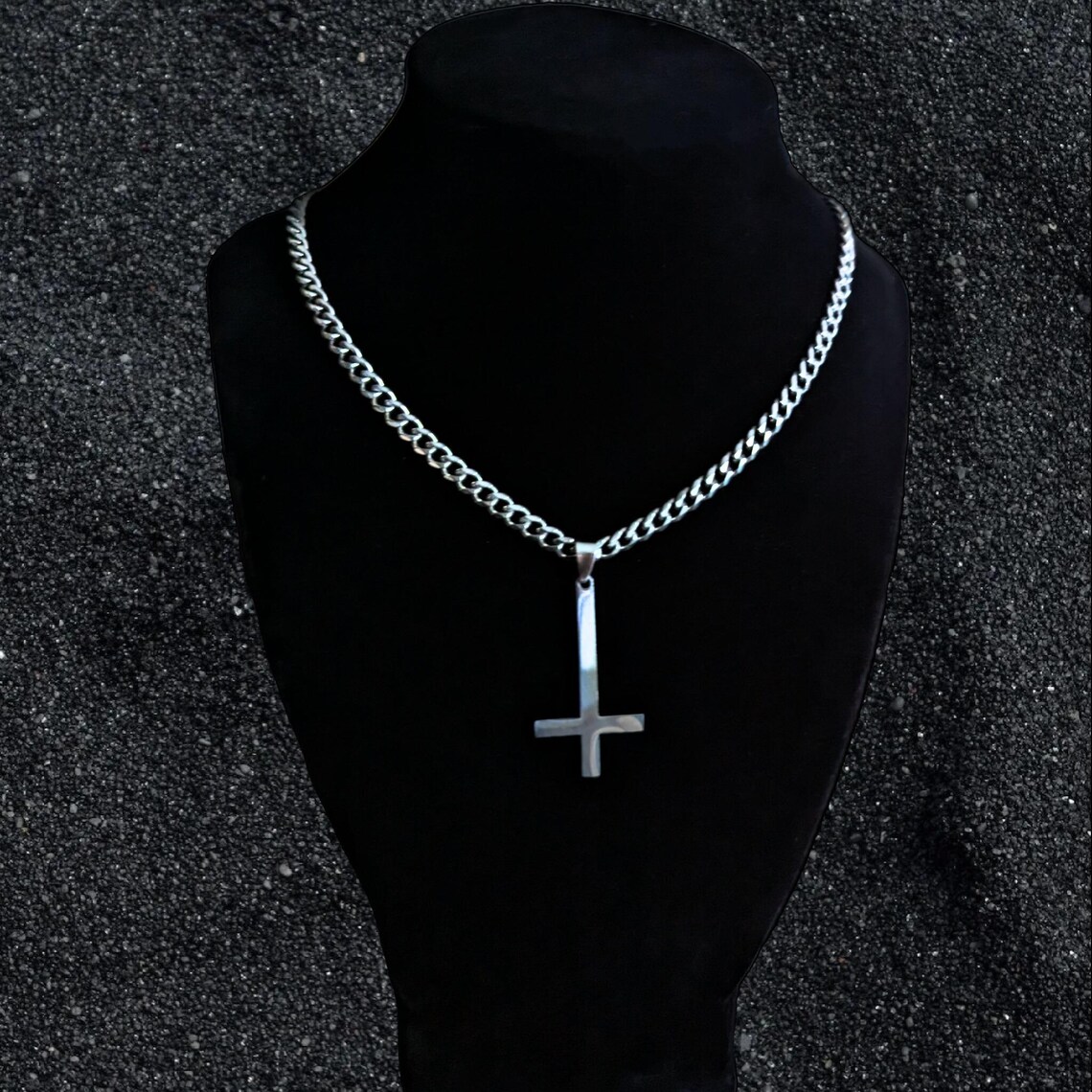 Disciple - Inverted Cross Necklace - Etsy