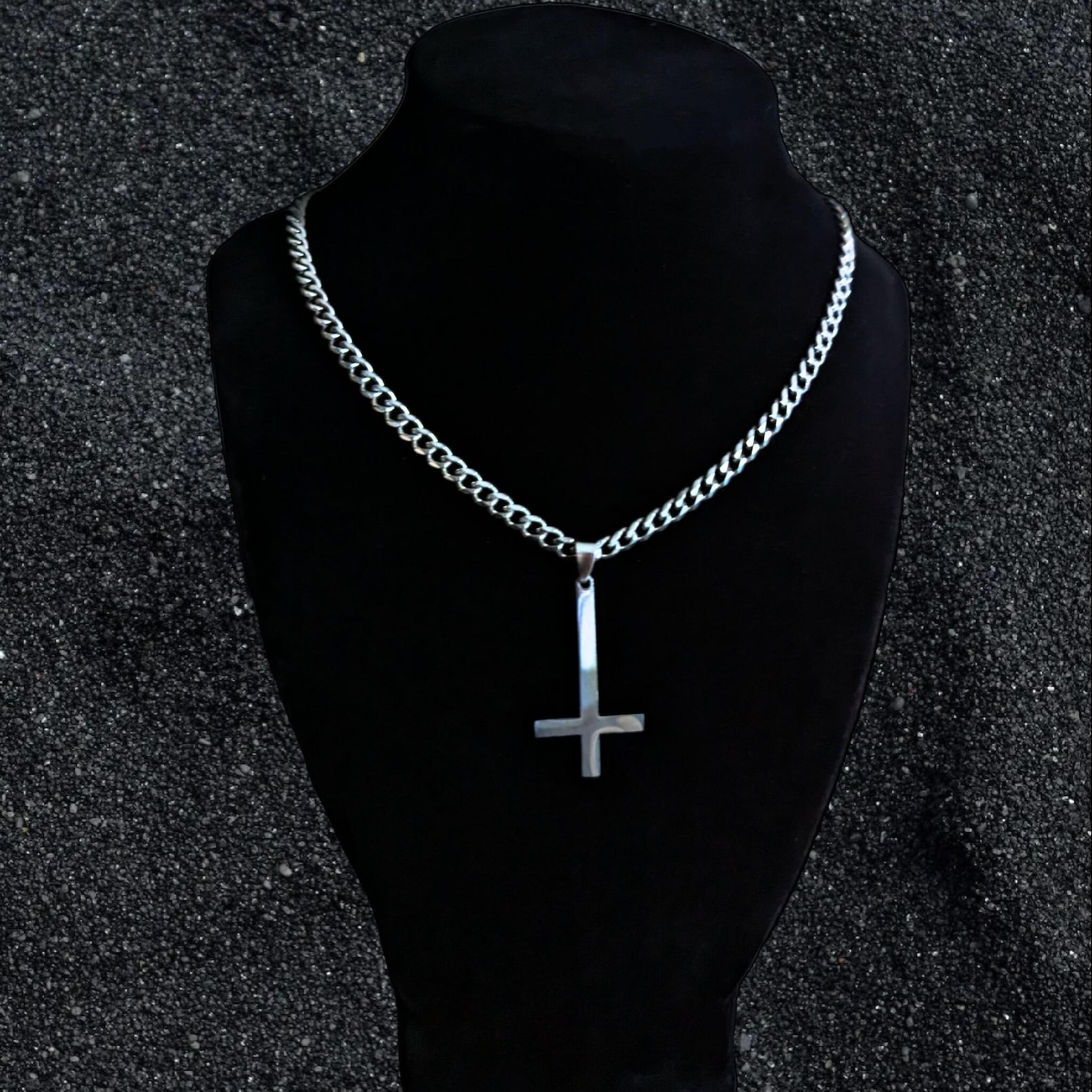 Disciple - Inverted Cross Necklace - Etsy