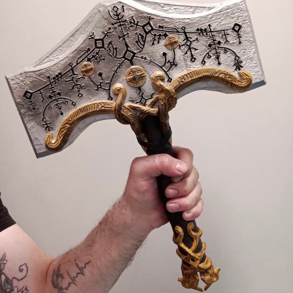 Mjolnir Stl God of War - Etsy