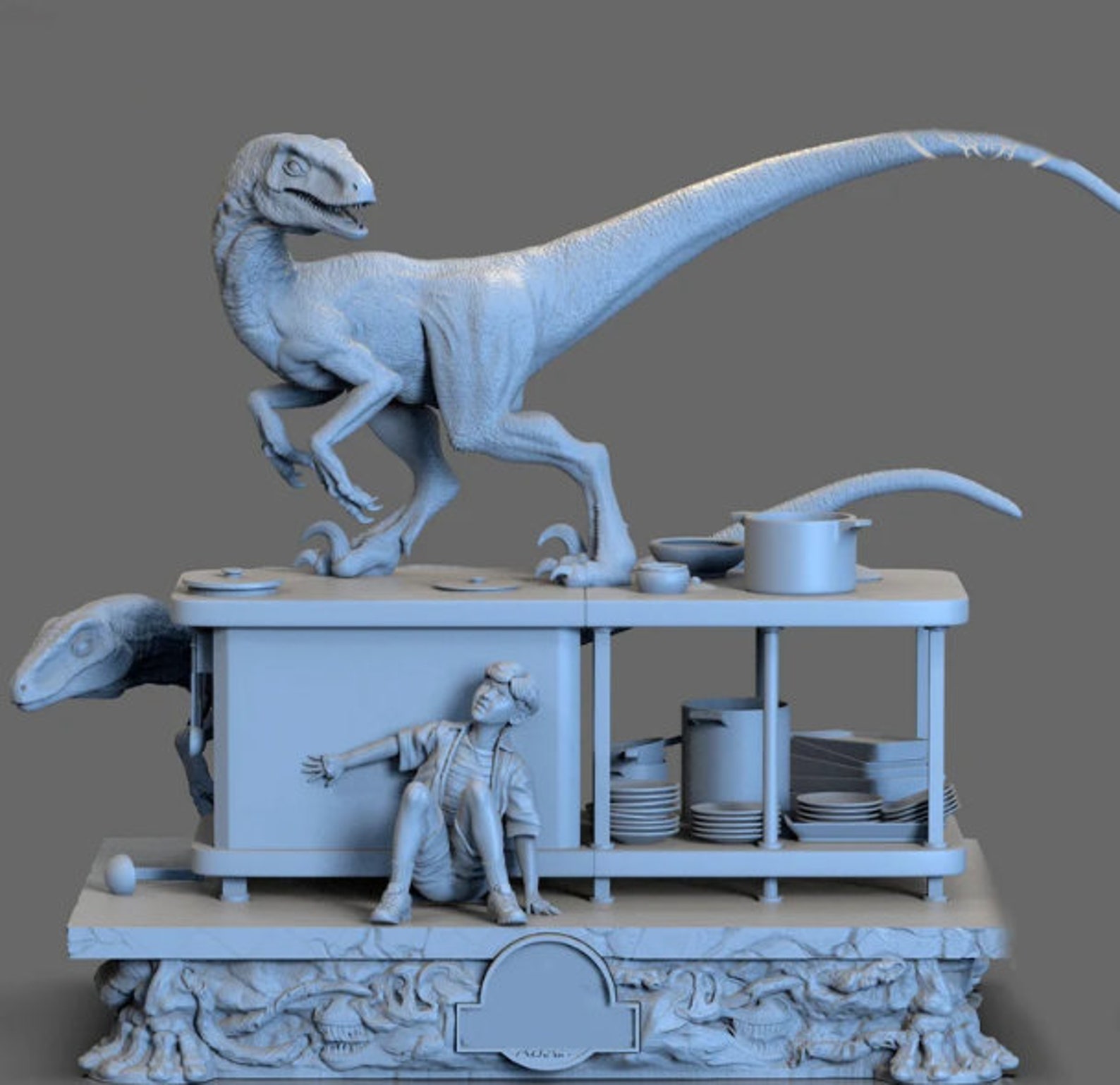Jurassic Park Yüksek Kaliteli 3d Stl Dosyası - Etsy