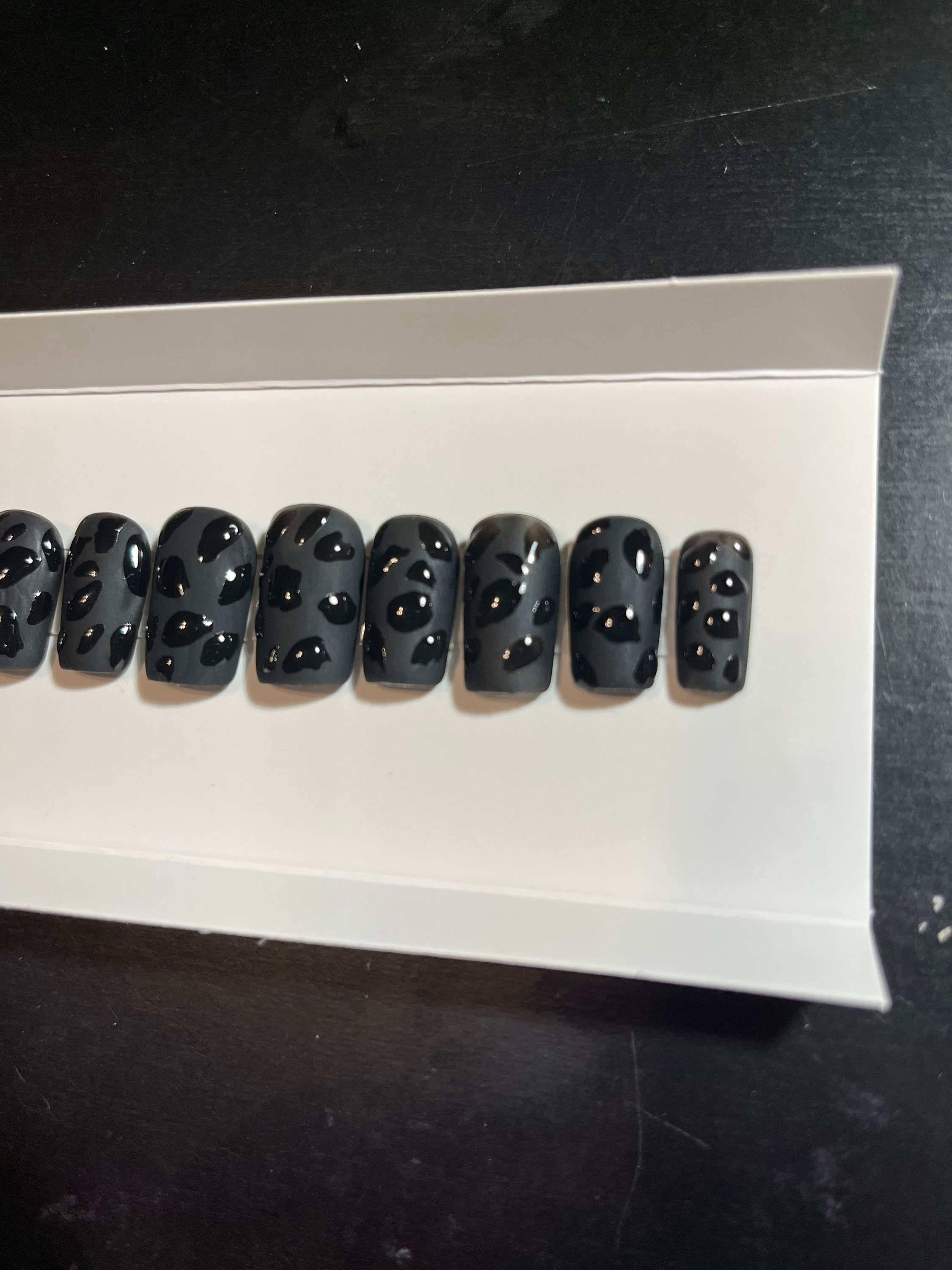Shiny Cow Print Set! Adult Press on Set - Etsy