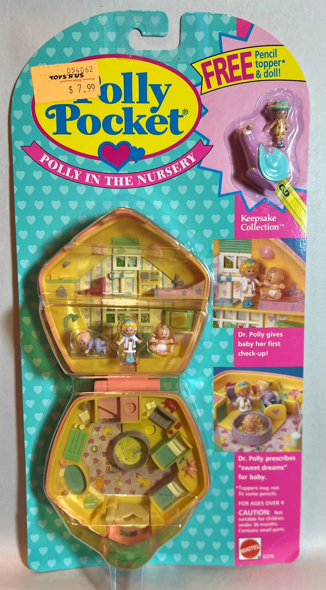 Polly Pocket Keepsake Collection Polly in the Nursery Compact. New in ...