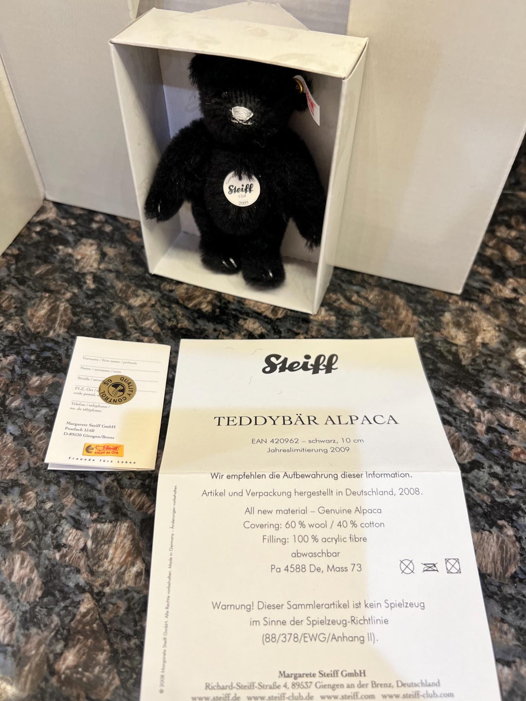 Steiff Miniature Alpaca Bear - Etsy