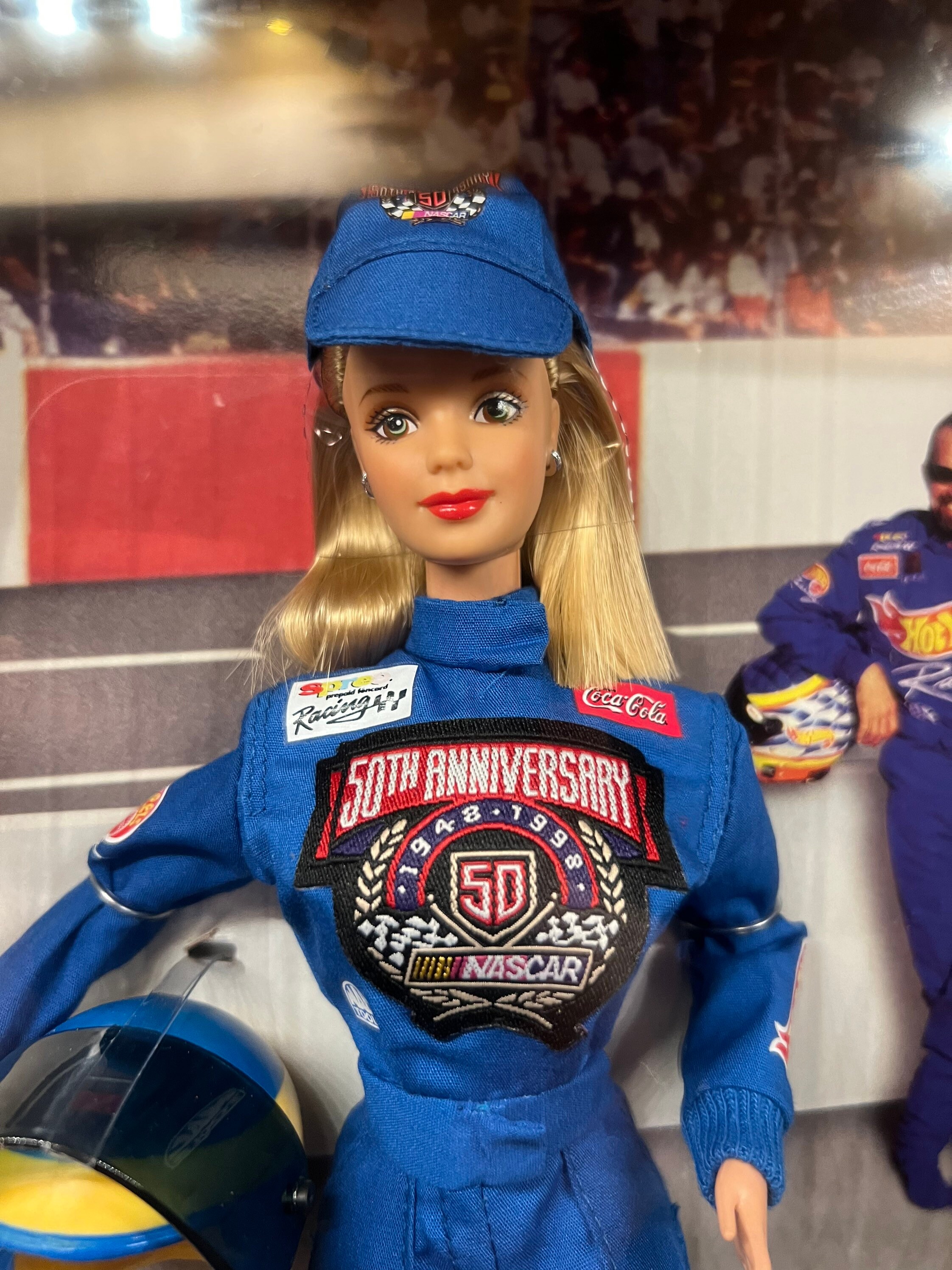 50th Anniversary Nascar Barbie 1998 - Etsy