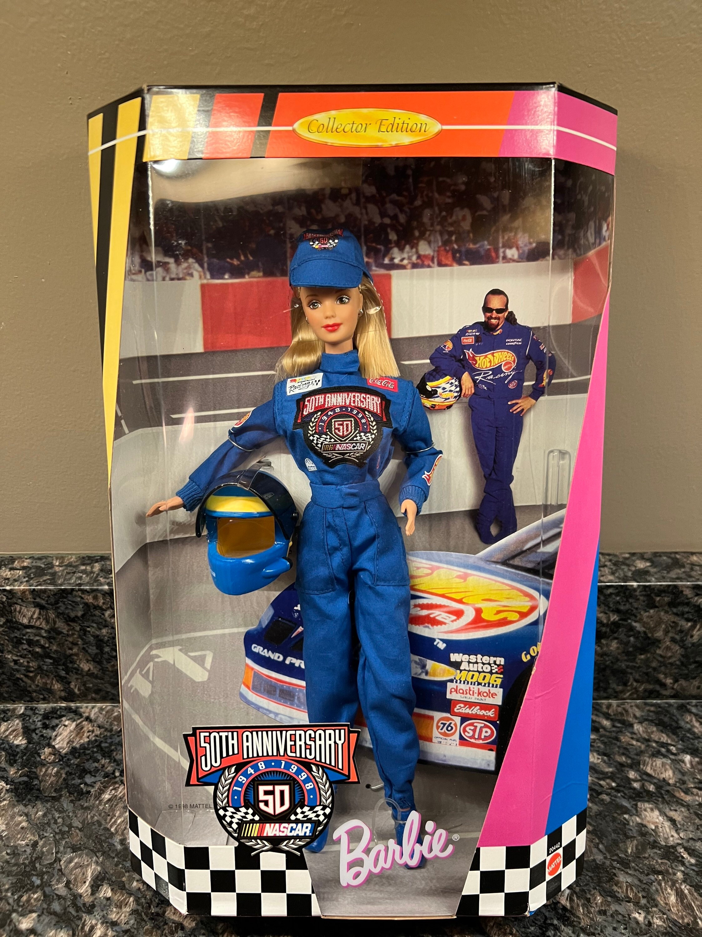 50th Anniversary Nascar Barbie 1998 - Etsy
