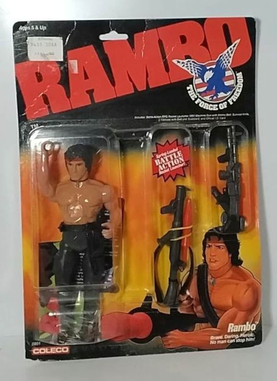 Rambo 1985-1986 Rambo Force of Freedom Coleco Vintage Action Figure ...