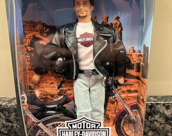 Harley Davidson Barbie Ken - Etsy