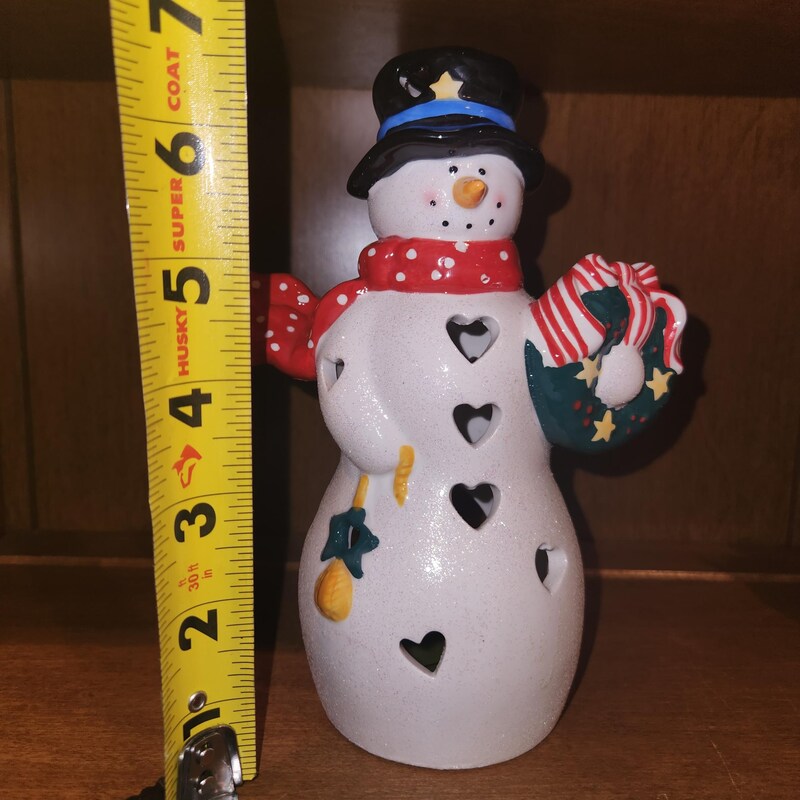 Snowman Tea Light - Etsy