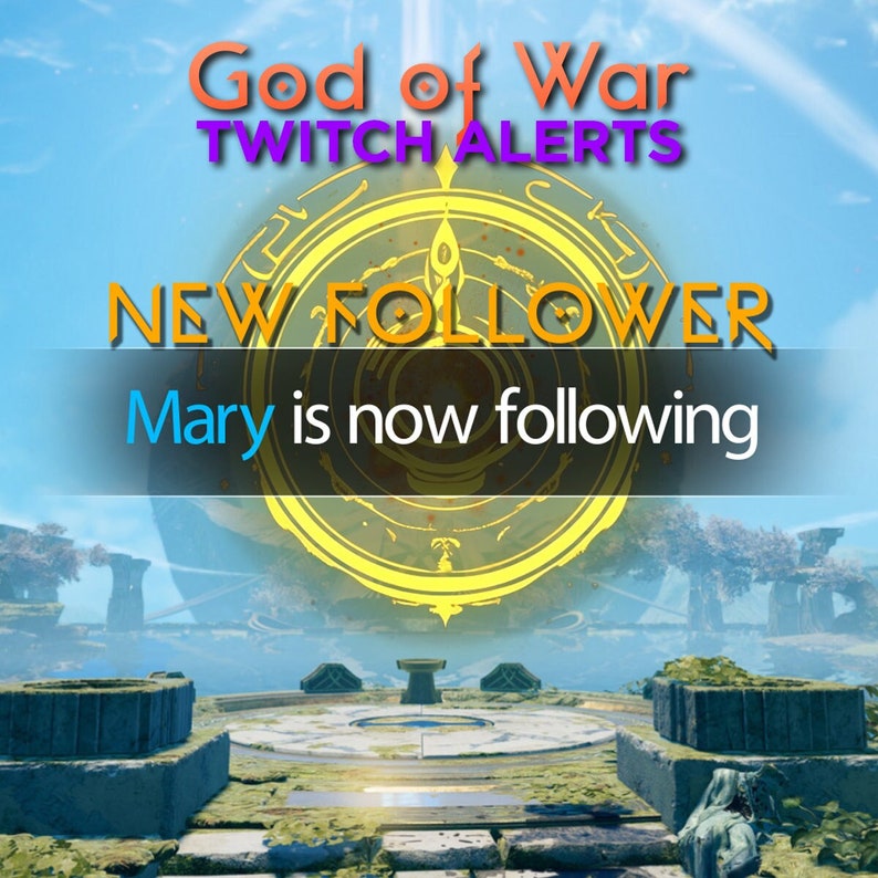 Animated Stream Alerts | God of War | Twitch Streamer Alerts - Etsy