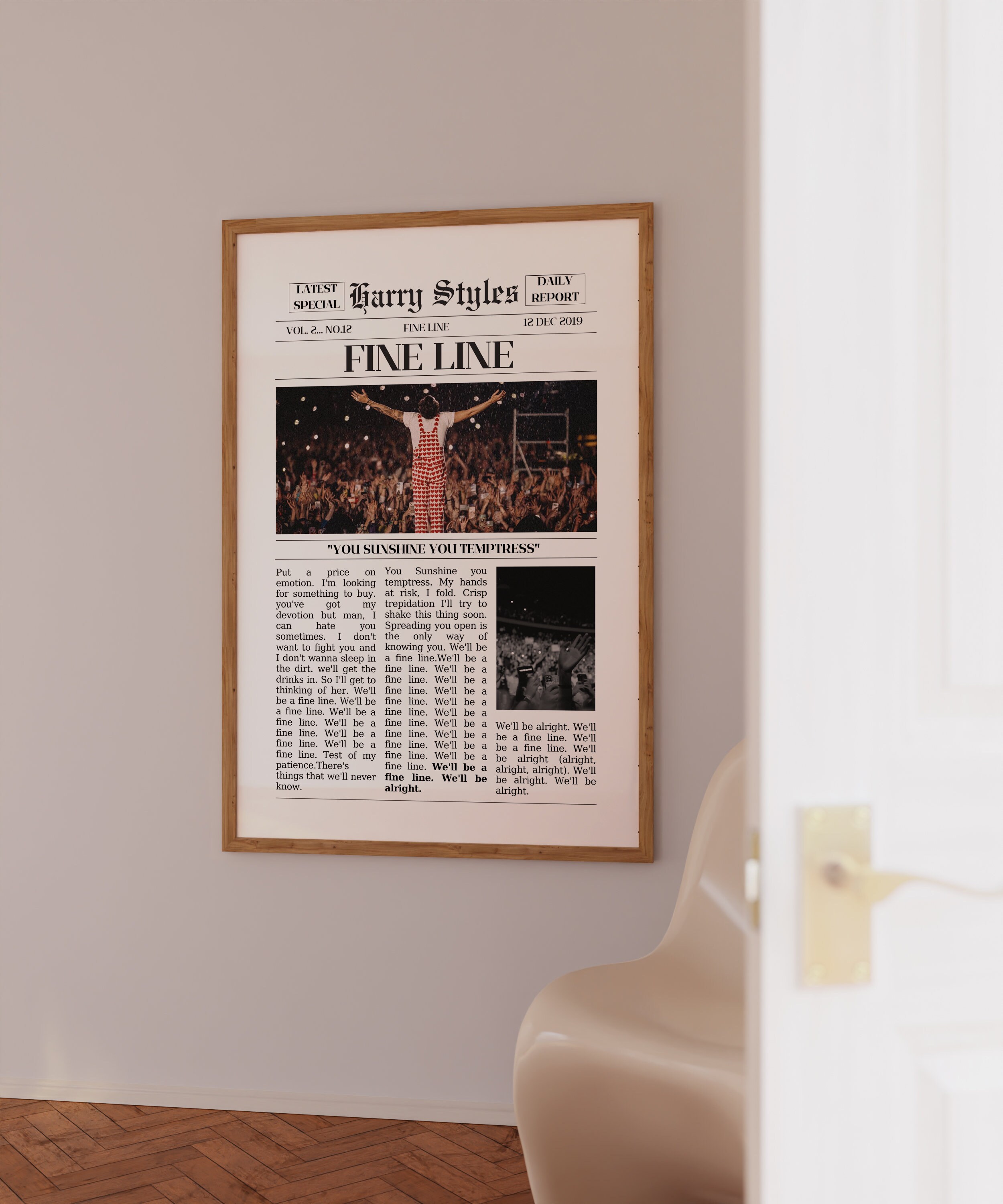 Fine Line Retro Newspaper Instant Download Digital Download - Etsy